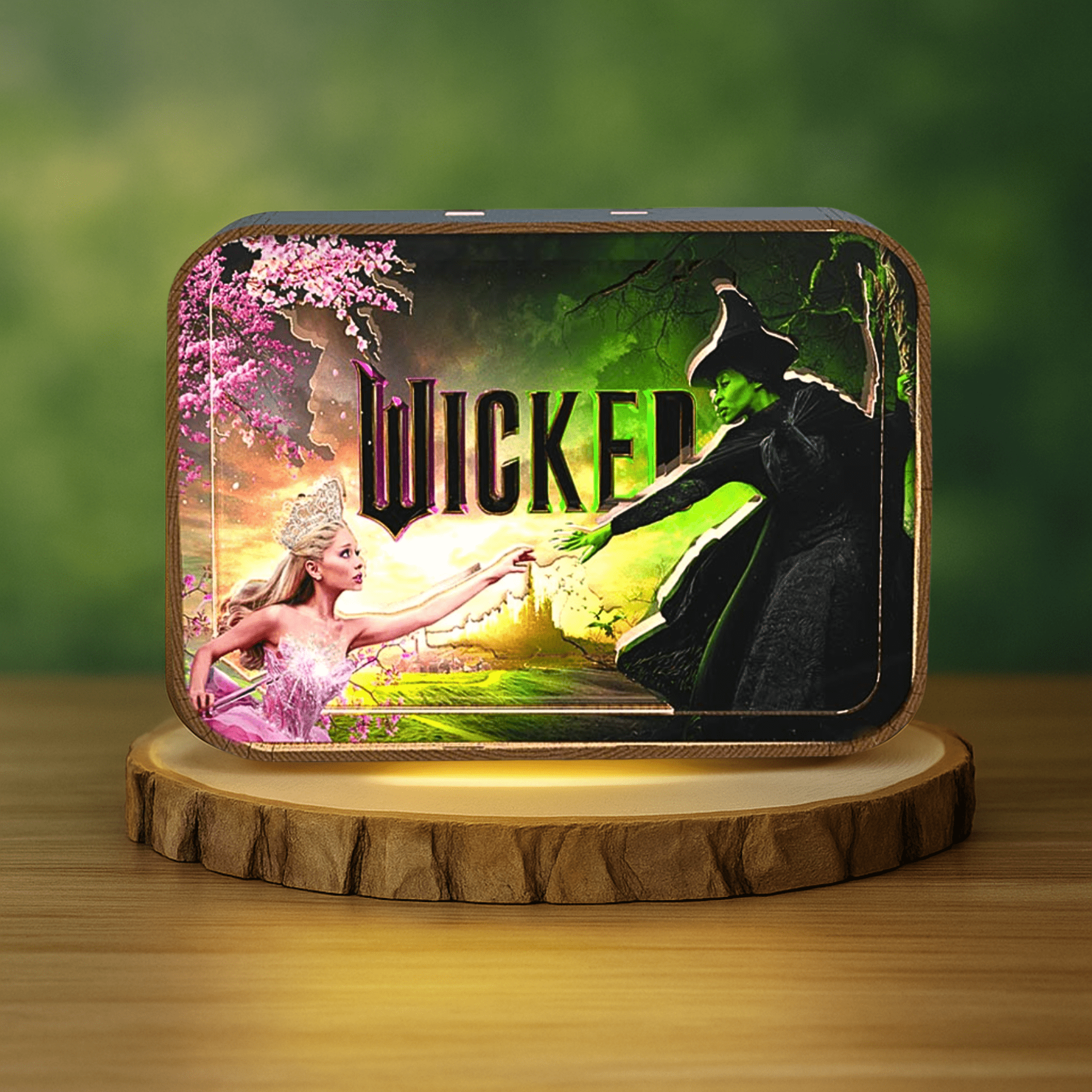 Wicked - 3D DIY Wooden Puzzle Night Lamp – Crafthub Poland